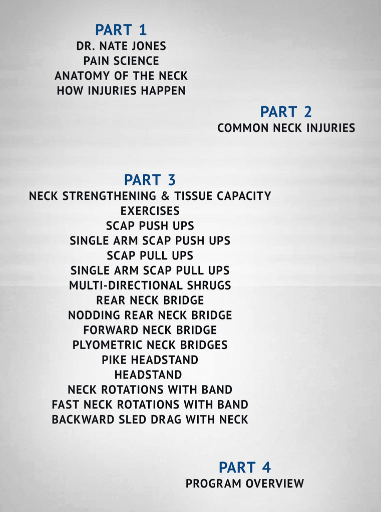Building a Bulletproof Neck: Neck Strengthening Program by Nate Jones ...